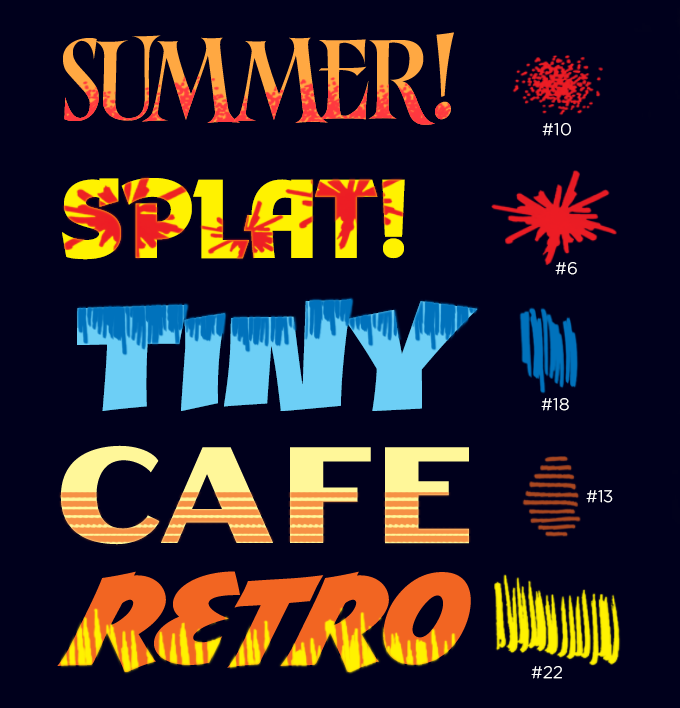 Letterhead Fonts / Downloads / Sample Brushes