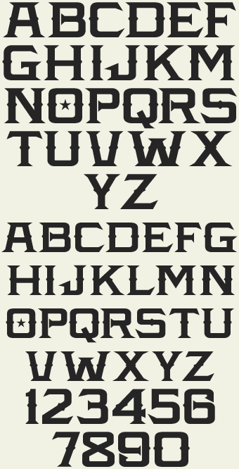 Letterhead Fonts / LHF Amarillo / Western Fonts