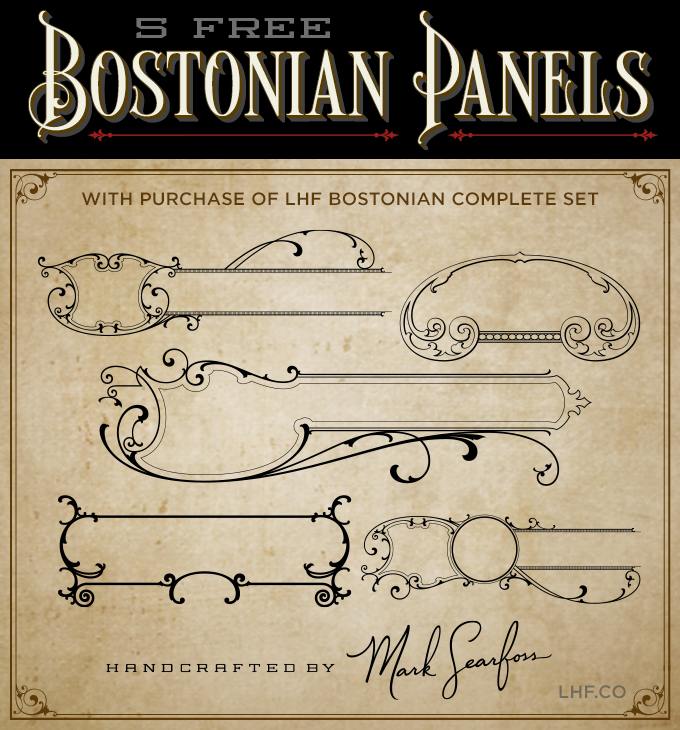 Letterhead Fonts / LHF Bostonian / Vintage Fonts