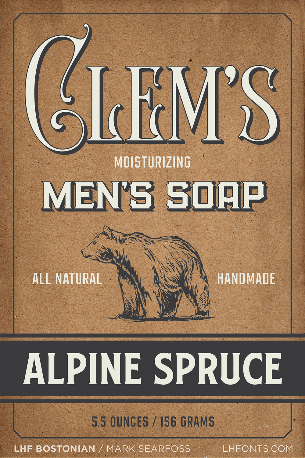 Letterhead Fonts / LHF Bostonian / Vintage Fonts