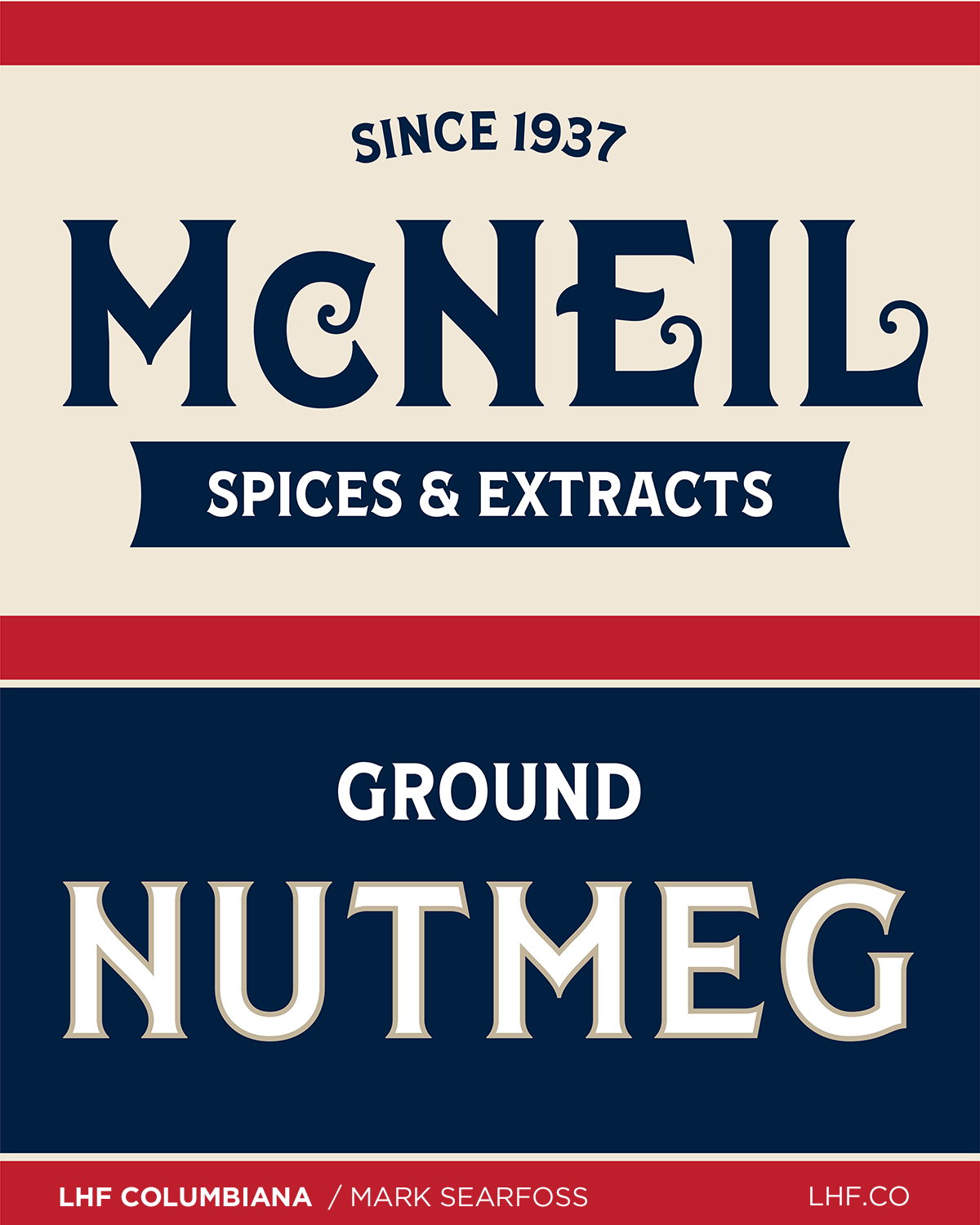 Letterhead Fonts / LHF Columbiana / Vintage Fonts