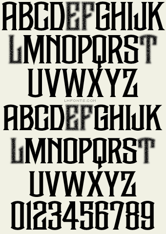 Letterhead Fonts / LHF Dublin / Period Fonts