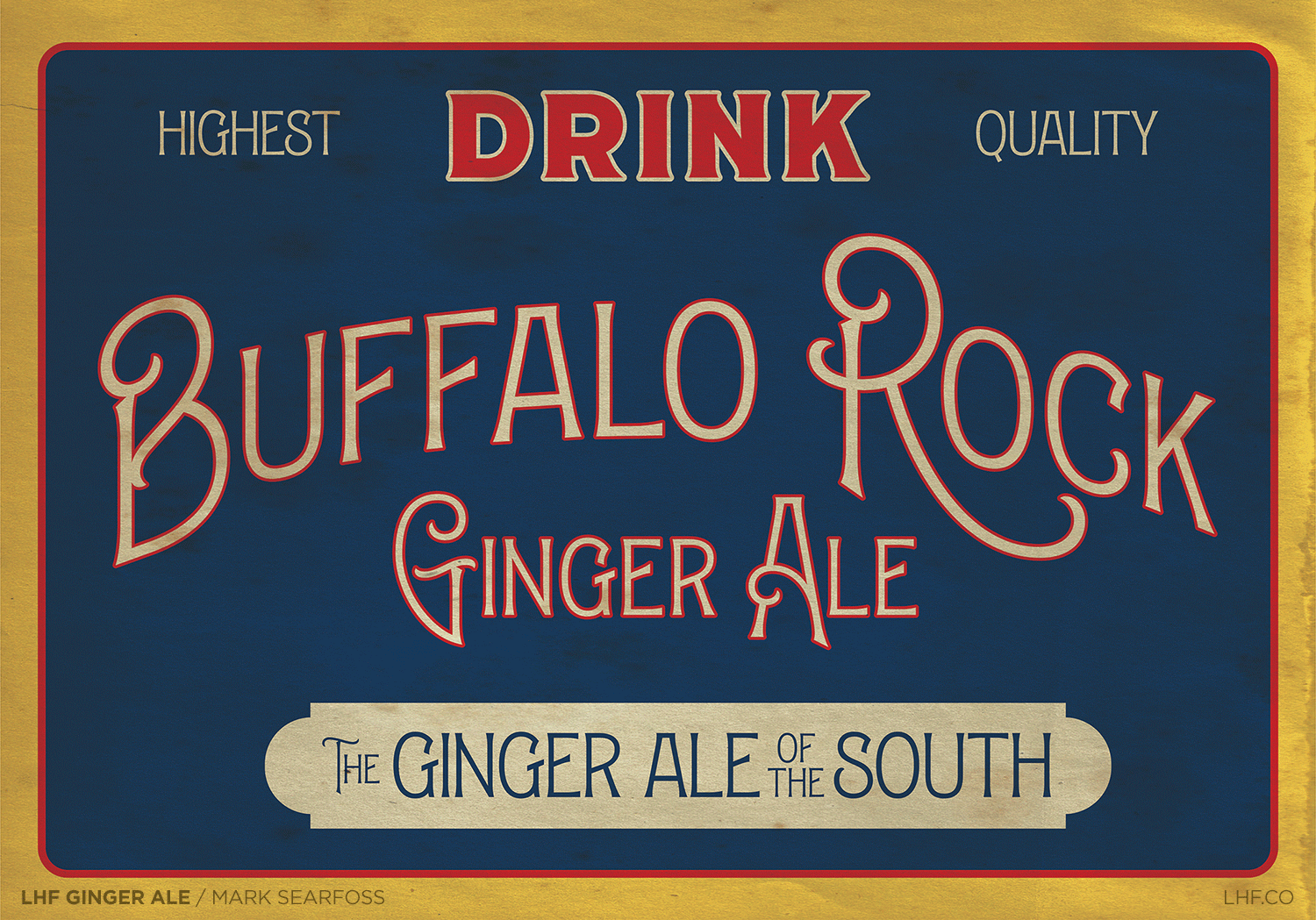 Letterhead Fonts / LHF Ginger Ale / Vintage Fonts