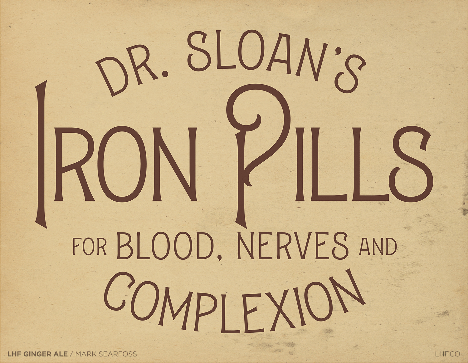 Letterhead Fonts / LHF Ginger Ale / Vintage Fonts