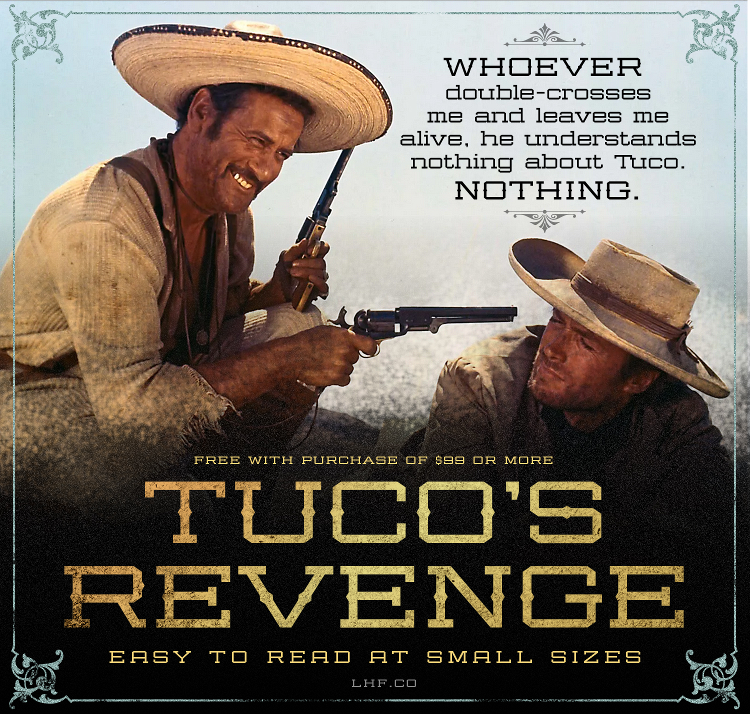 Letterhead Fonts / LHF Tuco's Revenge / Old Western Fonts